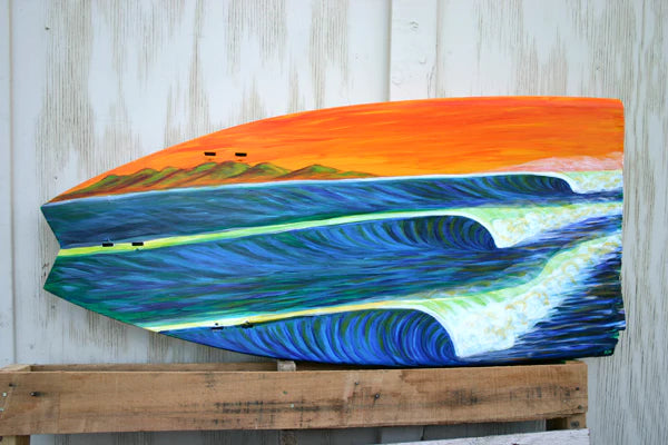BROKEN BOARD=SURF ART – True Ames