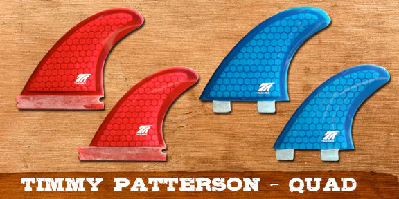Timmy Patterson Quad Fins Available in FCS or Futures Compatible – True ...