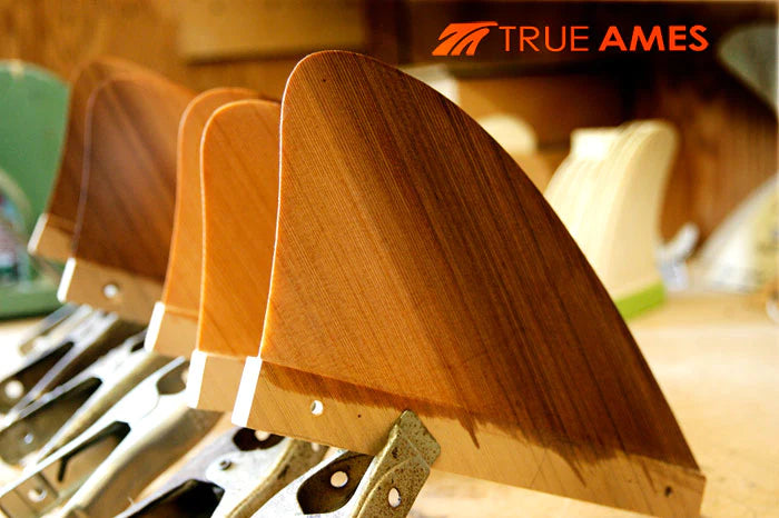 Wooden Surf Fins: Machine Foiled – True Ames