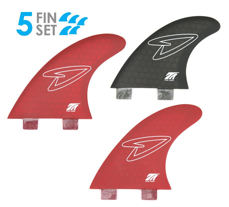 Roberts 5 Fin - FCS Compatible (Hexcore) – True Ames