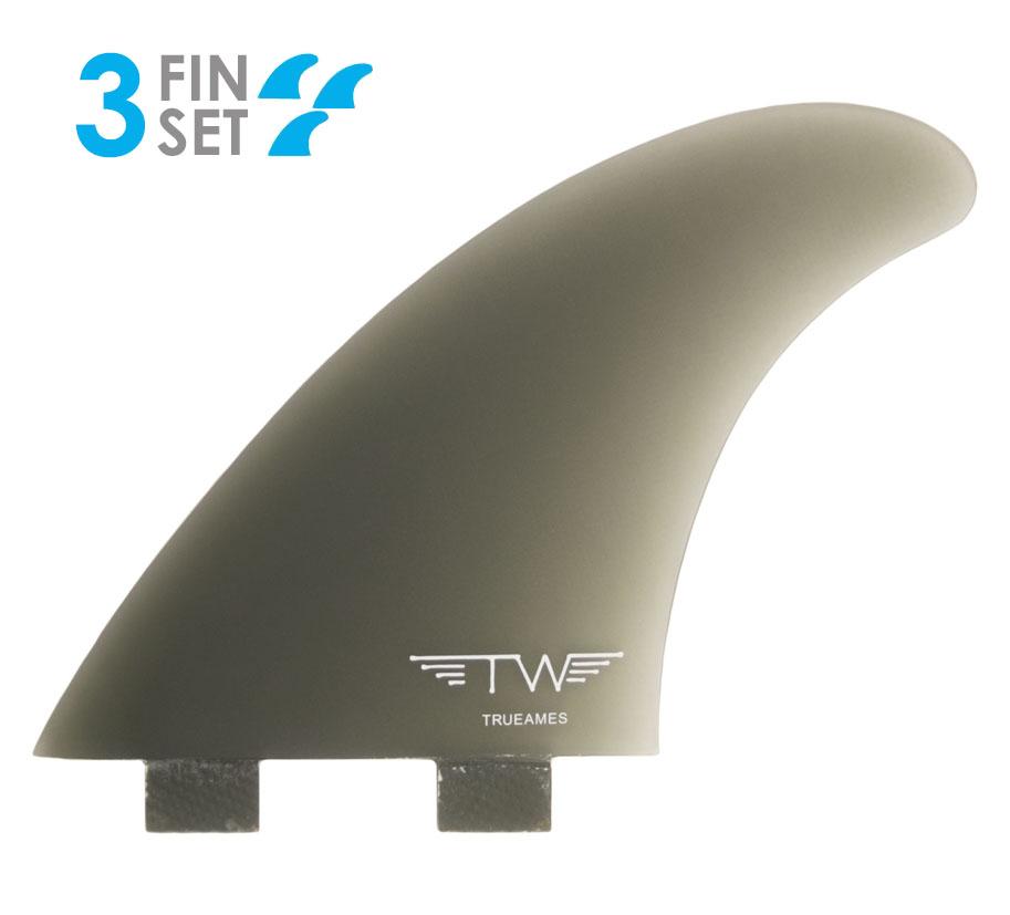 Tyler Warren Quad FCS Compatible Surf Fins by True Ames